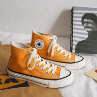 China Triple Vulcanized Canvas Shoes EU35-40 Women Low Top Breathable Casual Sneakers for sale