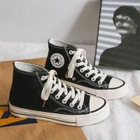 China Triple Vulcanized Canvas Shoes EU35-40 Women Low Top Breathable Casual Sneakers for sale