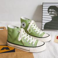 China Triple Vulcanized Canvas Shoes EU35-40 Women Low Top Breathable Casual Sneakers for sale