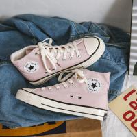 China Triple Vulcanized Canvas Shoes EU35-40 Women Low Top Breathable Casual Sneakers for sale