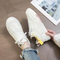 China Women Casual Canvas Sneakers Thick Sole 35-40 Size All-Match PU Upper Mesh Lining for sale