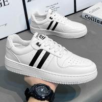 China Men's PVC Injection Casual Sneakers White Black Custom EU 39-44 EVA Sole Spring Autumn Winter for sale