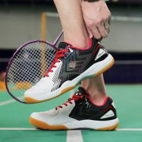 China Custom Anti-Slip Tennis Badminton Shoes Size 36-47 Breathable Mesh Microfiber Upper for sale
