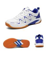 China Custom Tennis Badminton Shoes Anti-Slip Size 36-47 Breathable Mesh Microfiber Upper for sale