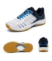 China Custom Tennis Badminton Shoes Anti-Slip Size 36-47 Breathable Mesh Microfiber Upper for sale