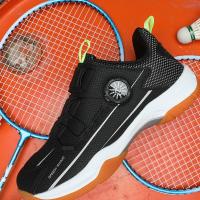 China Custom Tennis Badminton Shoes Anti-Slip Rotating Outsole for Teenagers Sizes 39-45 for sale
