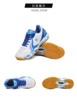 China Custom Tennis Badminton Shoes Lightweight Anti-Slip Breathable Mesh Upper Size 36-41 for sale
