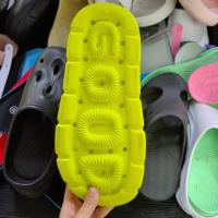 China Custom EVA Slippers with pumkim color for sale