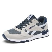China Men's Breathable Mesh Running Shoes Suede Leather TPR EVA Outsole Size 38-48 Lightweight Non-Slip for sale