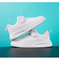 China Kids Leather Sneakers Non-Slip EVA Sole Boys Girls Casual Shoes Euro Size 26-40 for sale