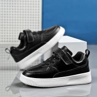 China Kids Leather Sneakers Non-Slip EVA Sole Boys Girls Casual Shoes Euro Size 26-40 for sale