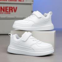 China Kids Leather Sneakers Non-Slip EVA Sole Boys Girls Casual Shoes Euro Size 26-40 for sale