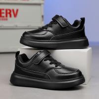 China Kids Leather Sneakers Non-Slip EVA Sole Boys Girls Casual Shoes Euro Size 26-40 for sale