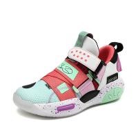 China Boys Basketball Shoes Kids Mesh Breathable Sneakers Professional Training Shoes Custom Size for sale