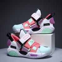 China Boys Basketball Shoes Kids Mesh Breathable Sneakers Professional Training Shoes Custom Size for sale