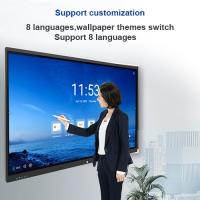 China Kinstone 86 inch Interactive Whiteboard Educational Mobile Smart Board Panel for sale