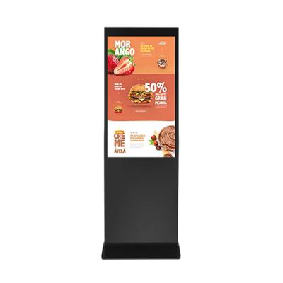 China Kinstone 65 inch Floor Standing advertising display for sale