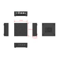 China Kinstone MP1901 Mini PC Dual LAN ports for networking pros for sale