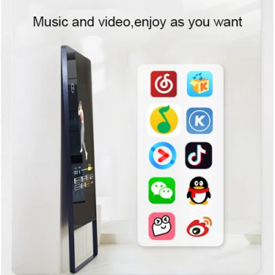 China Kinstone Fitness Smart Mirror 43 Inch LCD Standalone type Fitness Mirror Device for sale