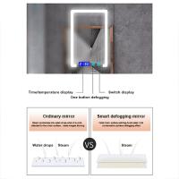 China Kinstone OEM 15.6 inch LCD Bathroom Cabinet Mirror Voice Control Intelligent Smart Mirror for sale