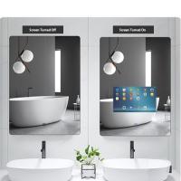 China Kinstone Wall Mount Smart Mirror For Bathroom Square Shape 600*800MM Digital Signage for sale