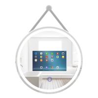 China Kinstone 15.6 inch LCD Round Shape 60CM Diameter Bathroom Mirror Wall Hang Intelligent Smart Mirror for sale