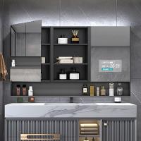 China Kinstone OEM 10.1 inch LCD Bathroom Mirror Wall mounted Bathroom Intelligent Smart Mirror for sale