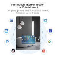 China Kinstone OEM Customize Size Bathroom Cabinet Mirror Voice Control Intelligent Smart Mirror for sale