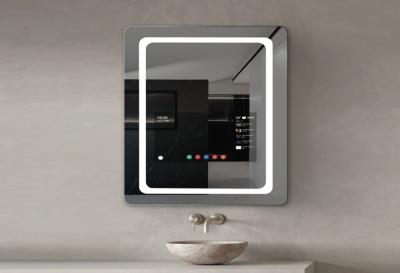 China Kinstone Bathroom Mirror Lcd Advertising Display Screen for sale