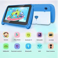 China 070CH-D Kinstone 7 inch Kids Tablet with Parental Control,Lovely Android 11 Tablets PC Quad Core 2GB RAM 32GB ROM Dual Camera Google Certified WiFi Bluetooth 4.2 ages3-12 for sale