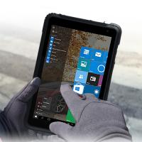 China KS-188H Kinstone Rugged Tablet, 8 inch Windows 10 Rugged Tablet, 4G LTE, GPS, Water Resistance, 700nit Sunlight Readable, 7500mAh Battery, Dual Wi-Fi for Enterprise Work Field for sale