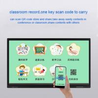 China Kinstone 75 inch Interactive Whiteboard Educational Mobile Smart Board Panel for sale
