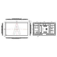 China 55‑Inch Wall‑Mounted Digital Signage Display, Commercial Wall‑Mount LCD Advertising Screen & Monitor for sale
