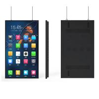 China 55‑Inch Android13.0 Suspended Digital Signage Display, Commercial Suspended LCD Advertising Screen & Monitor for sale