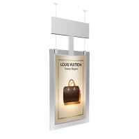 China 43‑Inch Dual‑System Suspended Digital Signage Display, Commercial Suspended LCD Advertising Screen & Monitor for sale