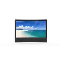 China 23.6-inch curved LCD monitor, wall-mounted commercial digital signage, electronic menu screen for catering, fitness interactive all-in-one machine with Wi-Fi and Android system for sale