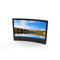 China 23.6-inch curved LCD monitor, wall-mounted commercial digital signage, electronic menu screen for catering, fitness interactive all-in-one machine with Wi-Fi and Android system for sale