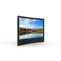 China 23.6-inch curved LCD monitor, wall-mounted commercial digital signage, electronic menu screen for catering, fitness interactive all-in-one machine with Wi-Fi and Android system for sale