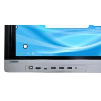 China 75-inch 4K 20-point touch interactive whiteboard with Android & Win dual OS, equipped with 128G SSD, ideal for online meetings and campus teaching. for sale