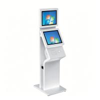 China 23.6-inch Intelligent Touch All-in-One Self-Service Kiosk, with LCD touch screen, dual-screen display, barcode scanning, card reading and receipt printing functions for sale