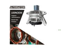 China Alternator 24V  150A  for Daewoo DX800 Excavator  300901-00198 30090100198  0124655076, 0124655297  344-5081  352-4700, for sale