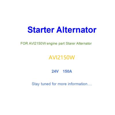 China 24V 150A  Alternator  AVI2150w Engine Model for sale
