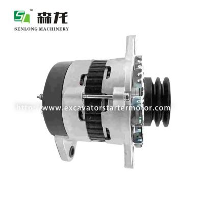 China 24V 60A 2PK Alternator 600-825-6271,6008256270,6008256110 for Komatsu  SAA6D140E-5B Loader WA430 WA480 for sale