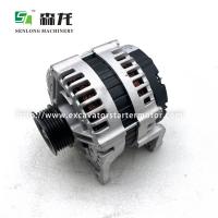 China New 24V 110A Diesel Engine Parts Alternator JFZ2110-1100 Compatible With Foton Cummins Engine ISGE Replaces 3696213 3698351 Dehong JFZ2110-1100 JFZ2110-1102 JFZ2110-1100-WX JFZ21101100 JFZ21101102 for sale