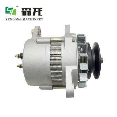 China 24V 35A CW Excavator Alternator For Komatsu PC120-5 PC200-5 6D95 Engine 600-821-6130 Single Slot for sale