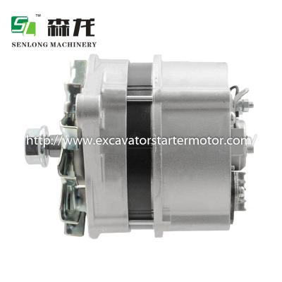 China 120A  7582300303 BOSCH Excavator Alternator 0120484012 0120484017 0120484019 0120484027 JD6068 AL78689 AT185951 RE533654 for sale