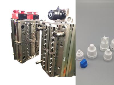 China Unscrew Type Injection Mold Of Eye Dropper Bottle Use Cap With Tamper Proof Ring for sale