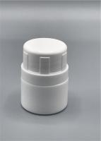 China Small Blank Pill Bottle With Cap , Lightweight Plastic Containers For Pills for sale