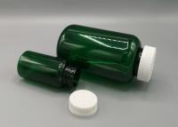 China Green 150ml PET Medicine Bottles Stick Label For Health Care Products Packaging for sale