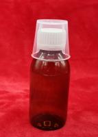 China Full Set Pet Plastic Bottles , Liquid Packing Pharmacy Pill Bottles With Cap / Measuring Cup for sale